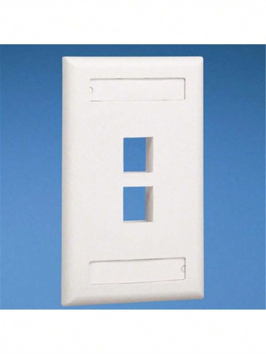 Unbeatablesale Vertical 1-Gang 2-Port Box Flush Mount NetKey Faceplate ...