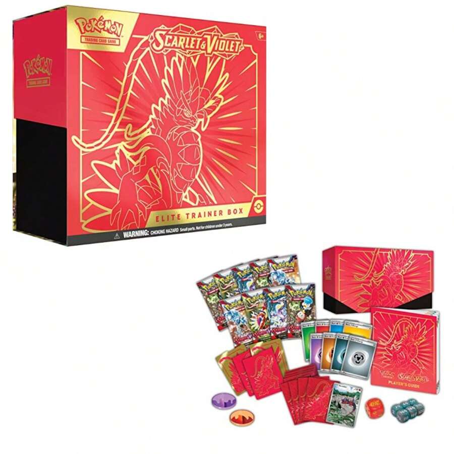 The Pokemon Pokemon TCG: Scarlet And Violet Elite Trainer Box, Koraidon ...
