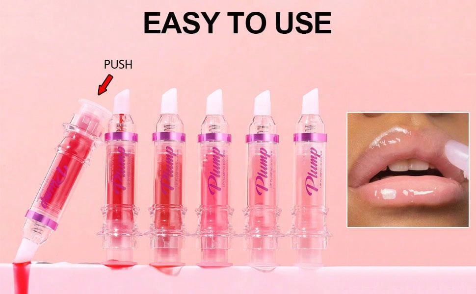 Lip Plumper Gloss, Natural Spicy Lip Plumping Booster Lip Plumping Oil ...