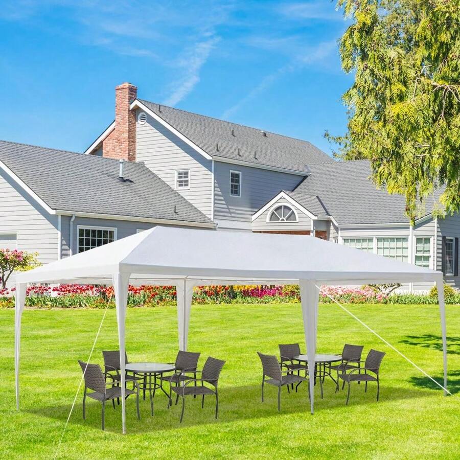 3*6m Non-Cloth PE Cloth Plastic Sprayed Iron Pipe Outdoor Party Tent ...