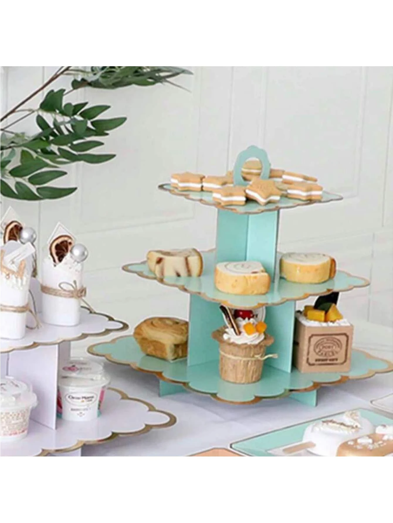 1pc Dessert Stand, Three-Layer Cupcake Display Tray For Birthday ...