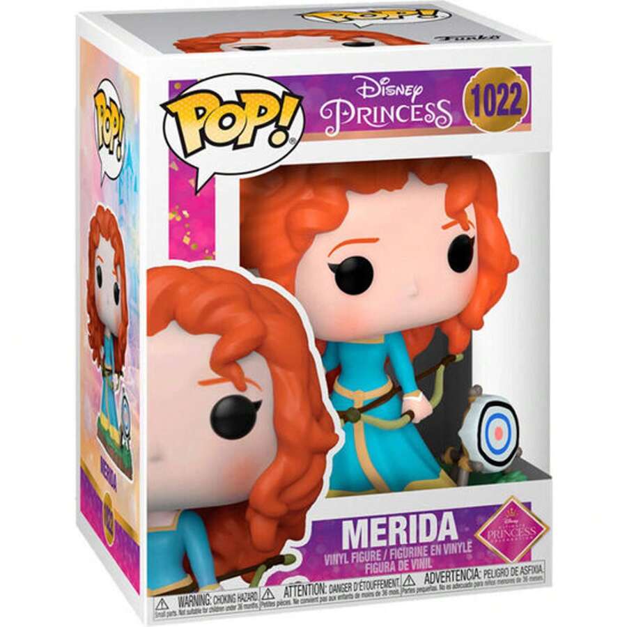 Funko FIGURA POP DISNEY PRINCESAS MERIDA - Funko Pop Coleccionable de ...