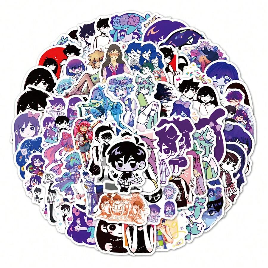 60pcs Omori Stickers, Cute Omori Game Stickers, Horror Anime Game ...