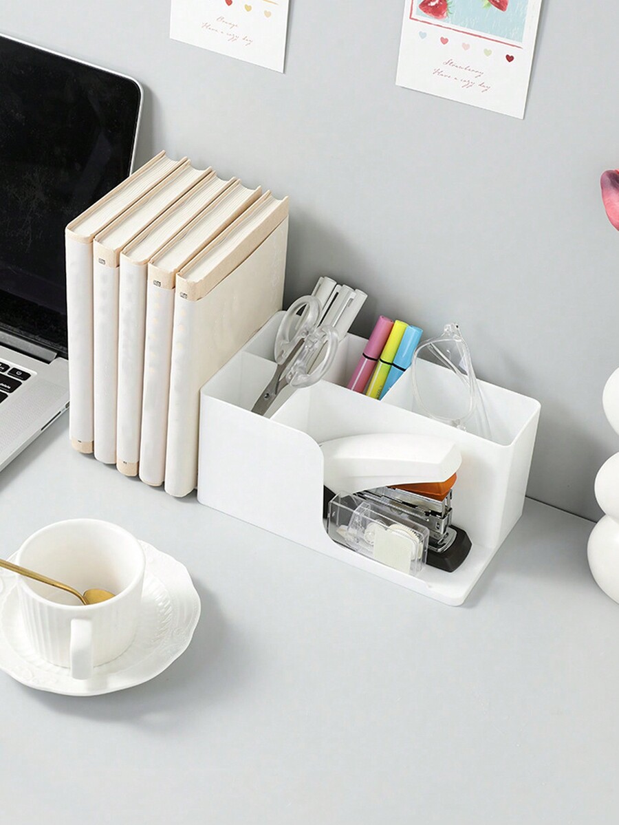 1pc/Retractable Desktop Organizer Box, Desk Storage Container ...