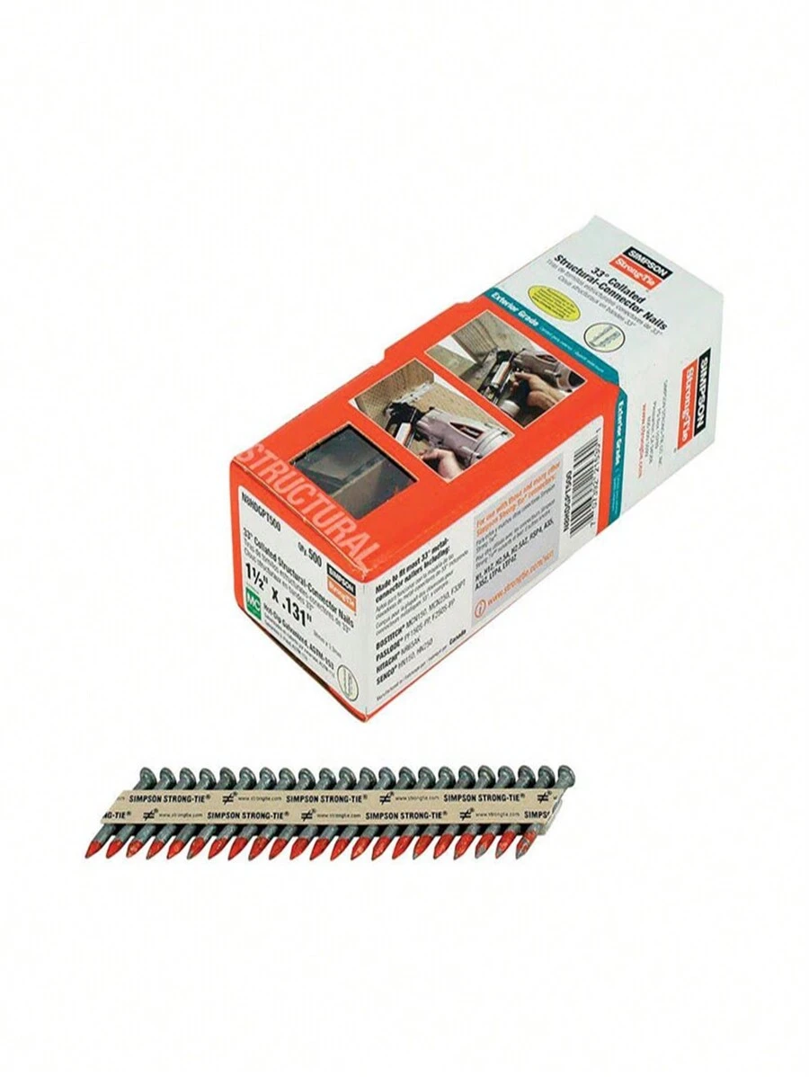 Simpson Strong-Tie 2815330 33 Deg Smooth Shank Paper Strip Structural ...