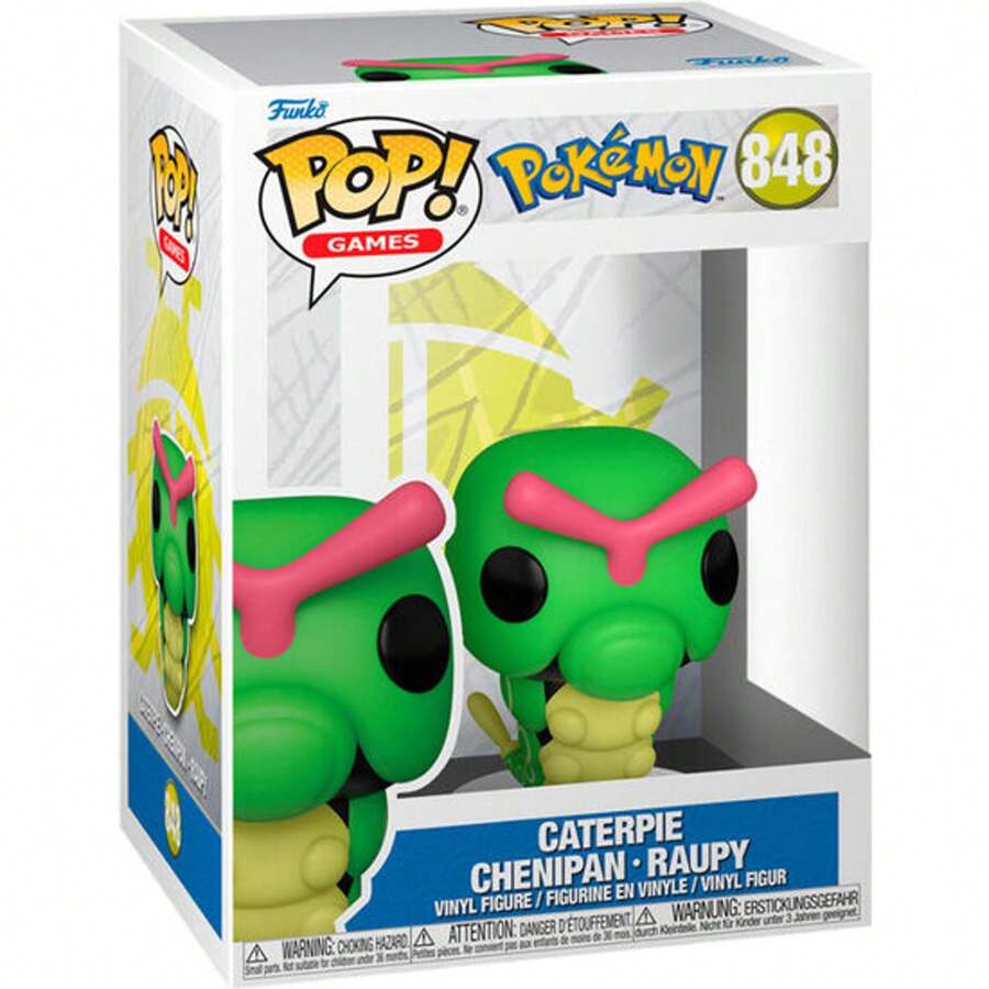 Funko | FIGURINE POKEMON CATERPIE POP - Funko Pop à collectionner en ...