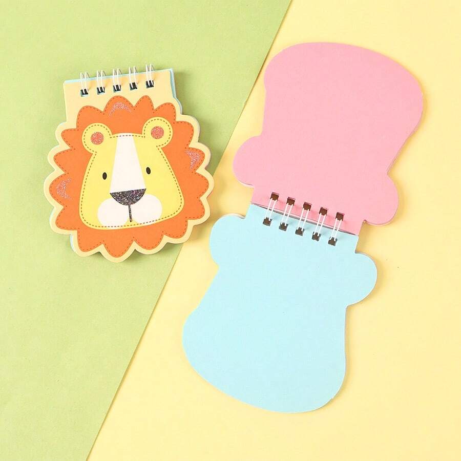 1 Pc Randomized Small Notebook, Creative Cute Critter Design, Compact ...