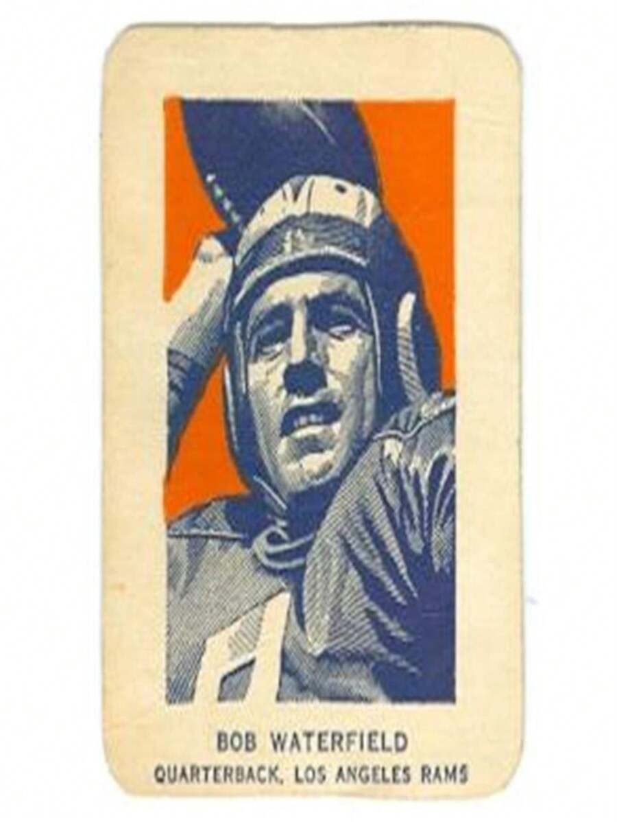 Unbeatablesale Autograph Warehouse 103848 Bob Waterfield Football Card ...