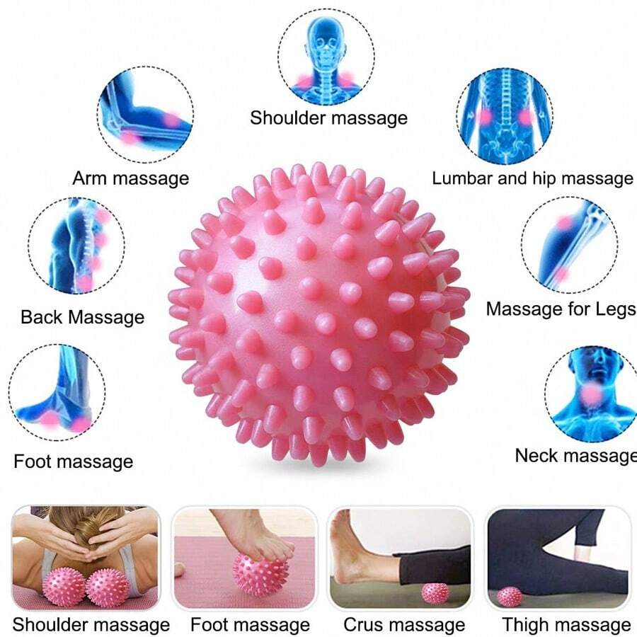 Massage Balls 3 Piece Muscle Roller Lacrosse Ball For Plantar Fascia