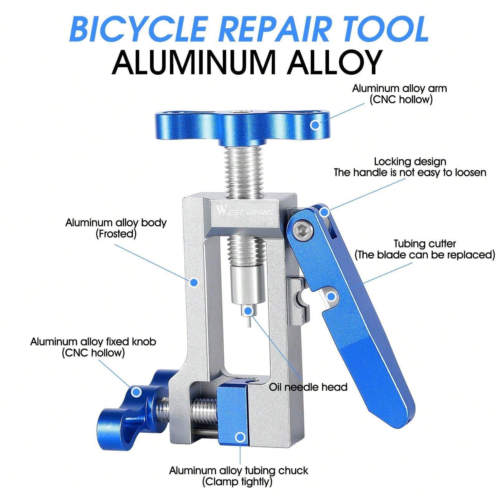 WEST BIKING 2-In-1 Bicycle Hydraulic Disc Brake Bleed Tool With Driver ...