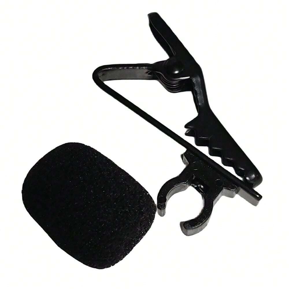 Lavalier Microphone Sponge Cover Lapel Mic Clips For Interview, Audio ...
