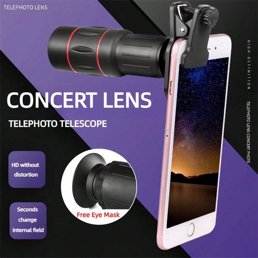 18X 28X 36X Optical Zoom Telephoto Lens Kit With Tripod Compatible With ...