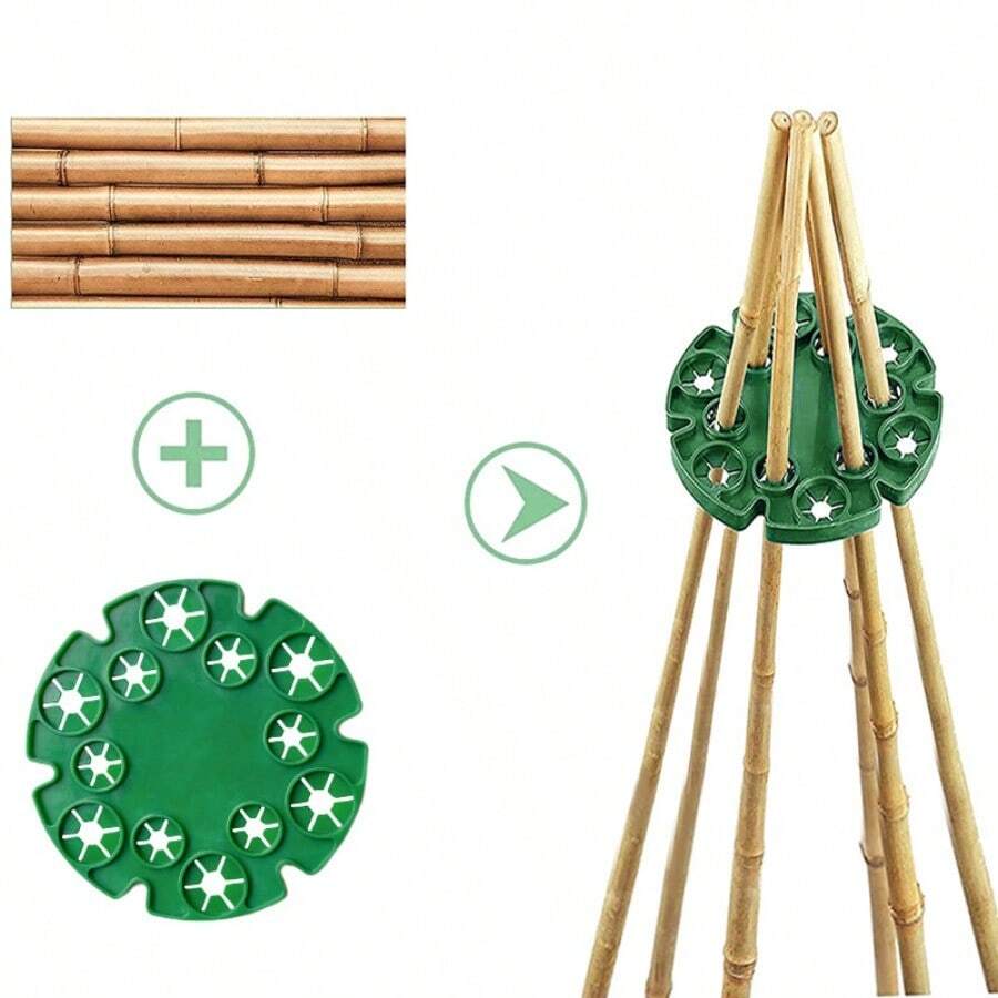 1pc Garden Plant Retainer Disc Flower Support Climbing Pergola Prop ...