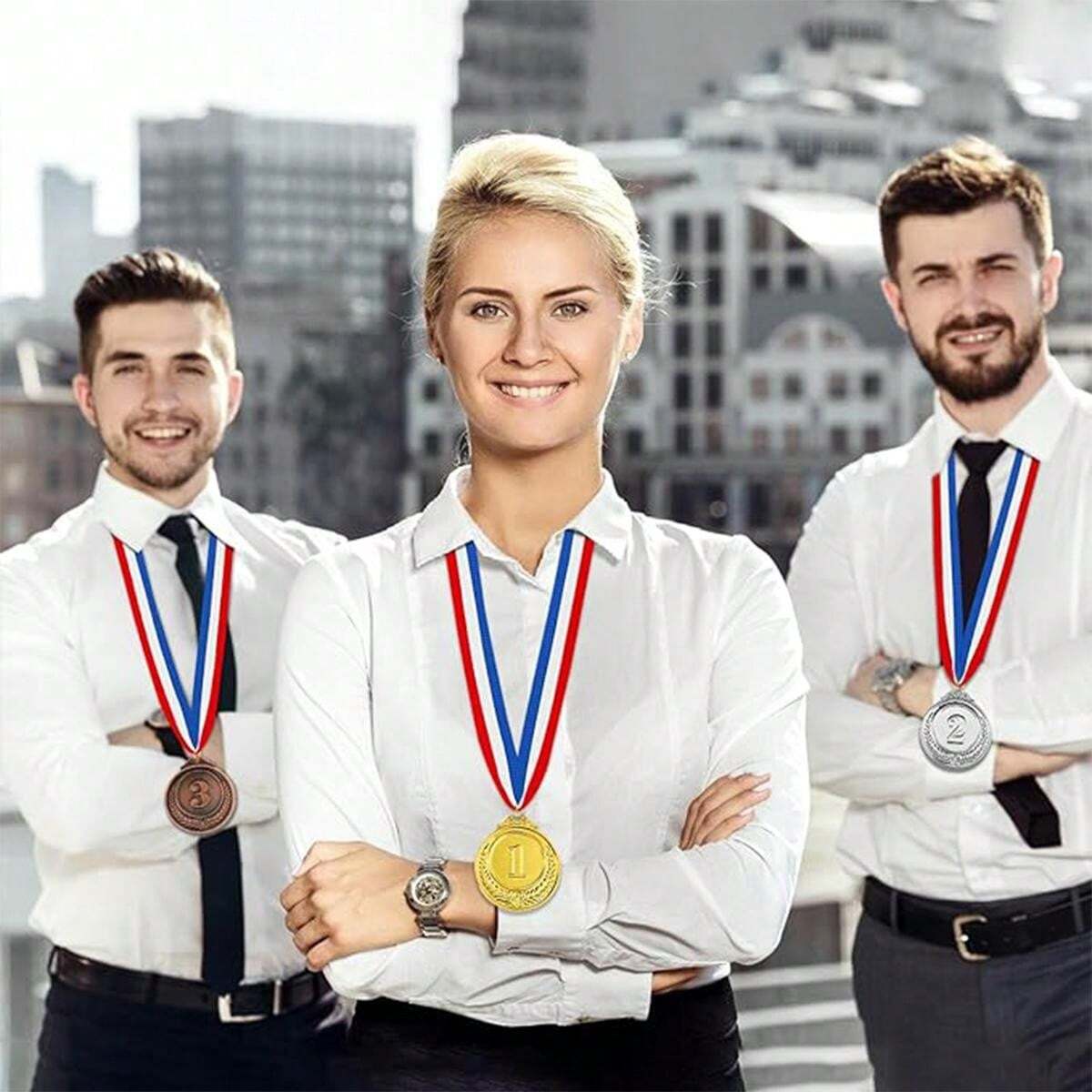 3Set/9Pcs Gold Silver Bronze Medals 1st 2nd 3rd Place Award Medals For ...