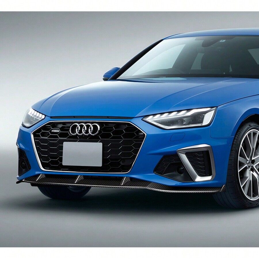 For 2020 2021 2022 Audi A4 / A4 Quattro / S4 B10 S-Line Front Bumper Spoiler Splitter Lip ( Fit ...