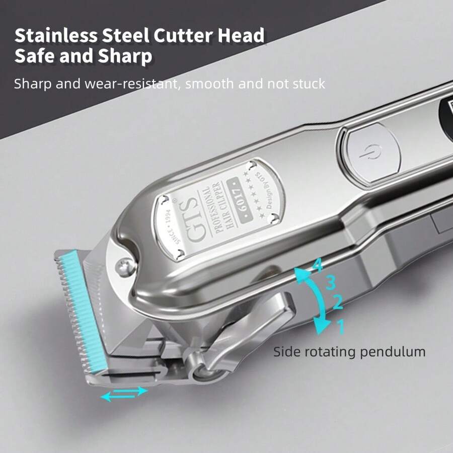 GTS Wireless Hair Clipper, Trimmer Grooming Kit For Men Professional ...