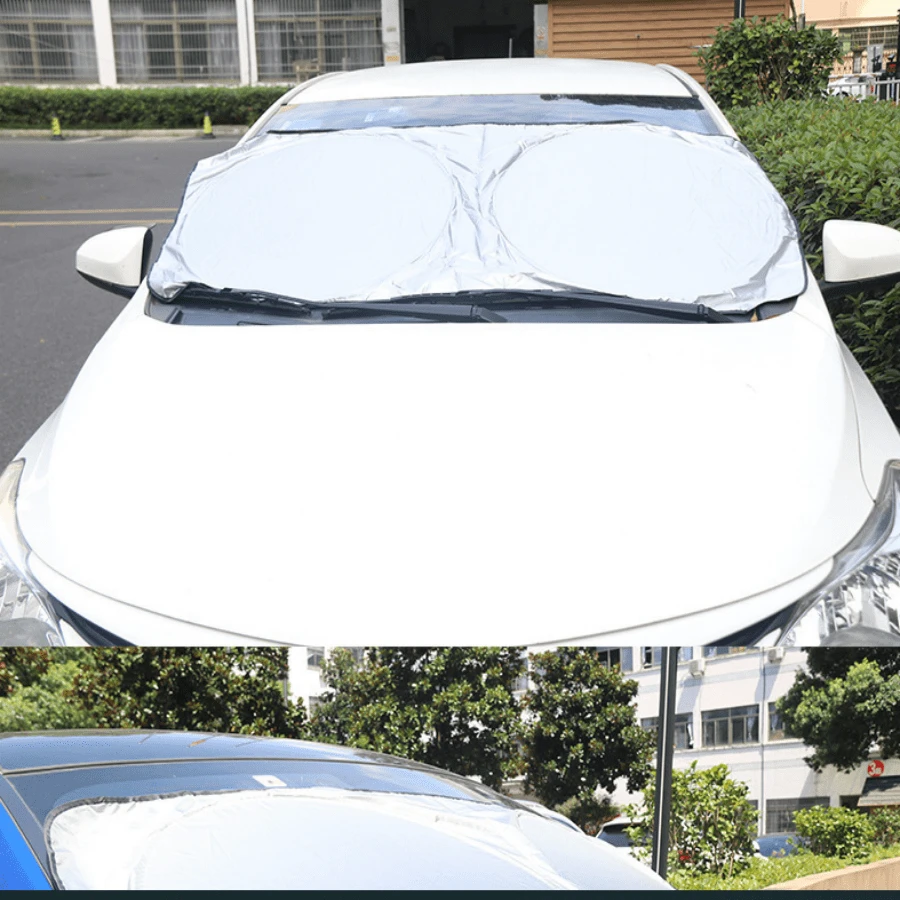 Car Sun Shade Cover Sunscreen Heat Insulation Sun Shield Curtain ...