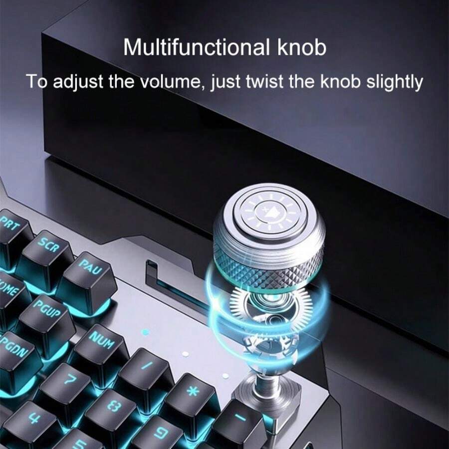 EWEADN EWEADN GX810 Wired Keyboard, Mechanical Feel E-Sports Gaming ...