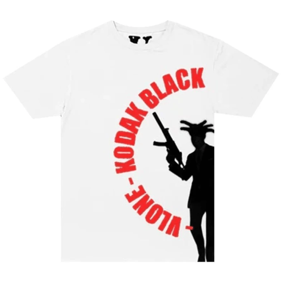Kodak Black X Vlone Vulture T-Shirt - White | SHEIN USA