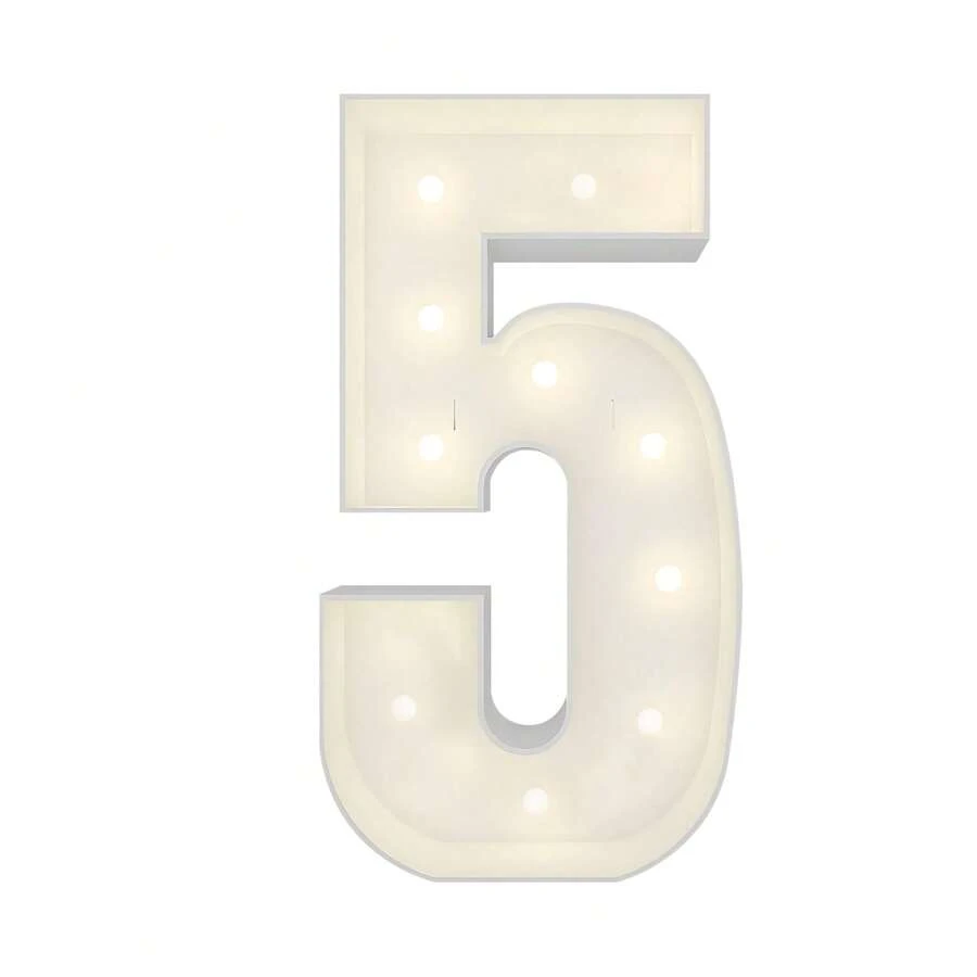 4ft Marquee Light UP Numbers Lights Sign For Birthday Anniversary Party ...