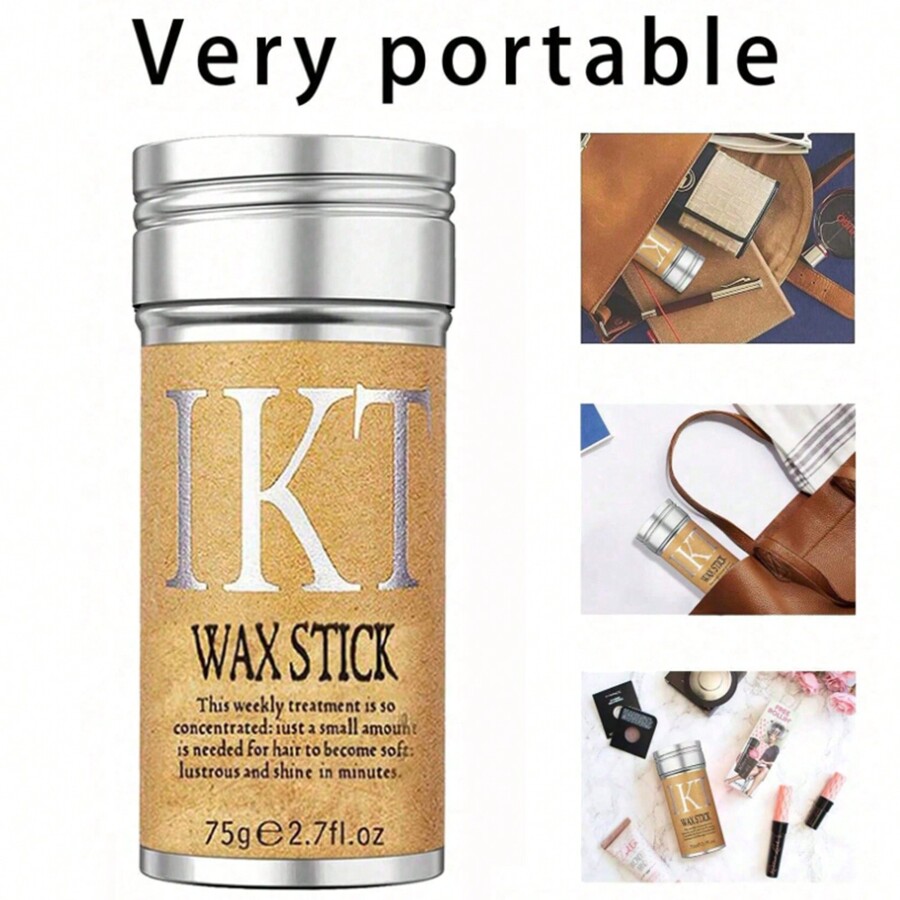 ikt Hair Wax Stick Kit, Smooth Hair Wax Stick, Flyaway Hair Texture ...