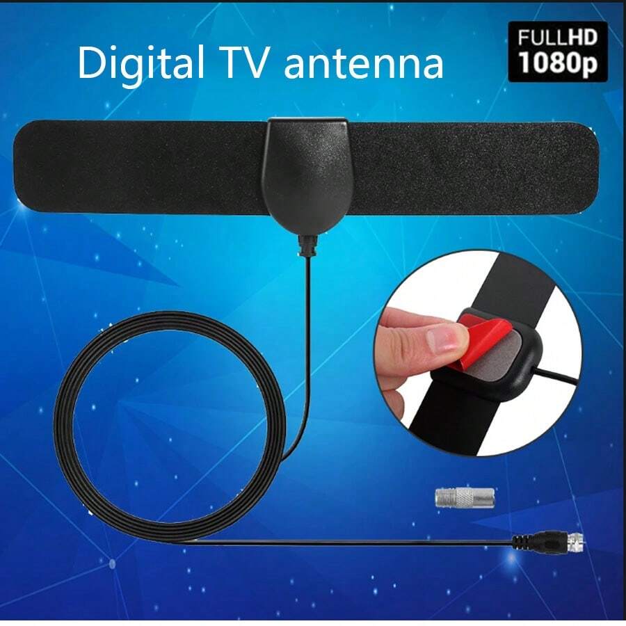 Mini DVB-T2 High Gain Digital TV Antenna, 1080P Indoor Digital HDTV ...