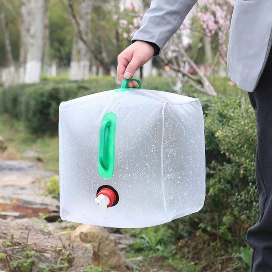 20L Foldable Water Bucket Camping Drinking Water Jug With Corner Water Bag Portable Large ...