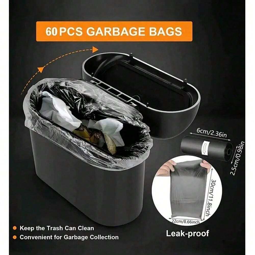 60pcs High Quality Car Trash Bags, 100pcs/75pcs Mini And Small ...