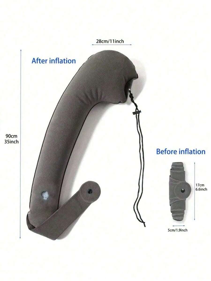 1pc Simple Foldable Travel Pillow, Lightweight Portable Travel ...