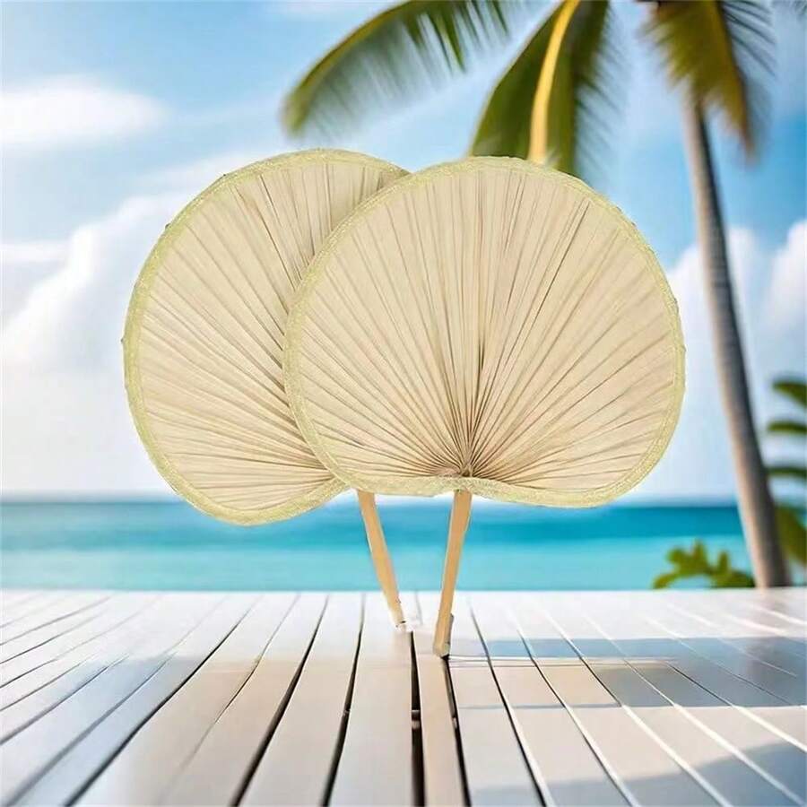 Vintage Bamboo Hand Fan For Summer Cooling, Traditional Handmade ...
