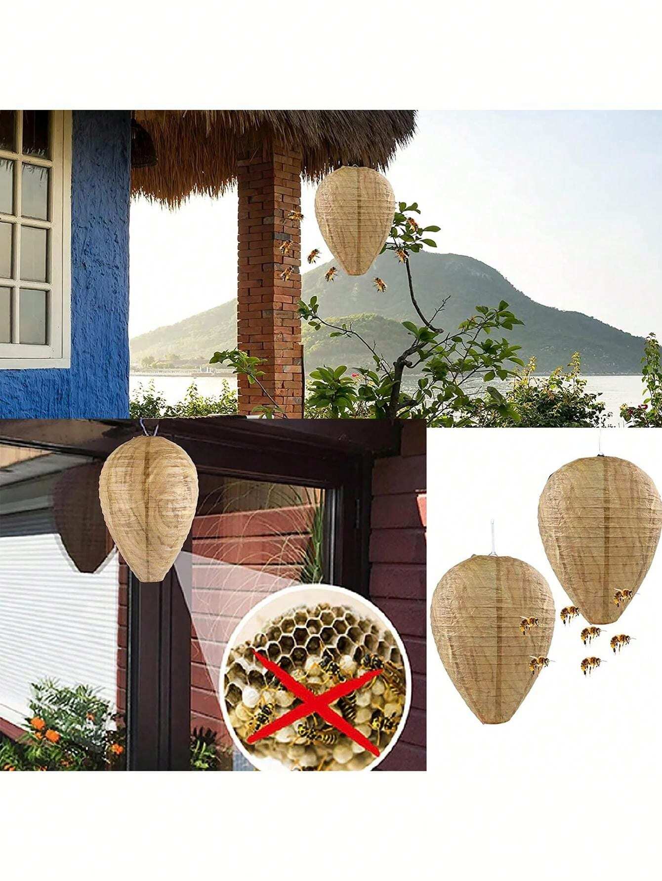 Wasp Repellent Paper Lantern, Honeybee Vortex Trail Inducing Paper ...