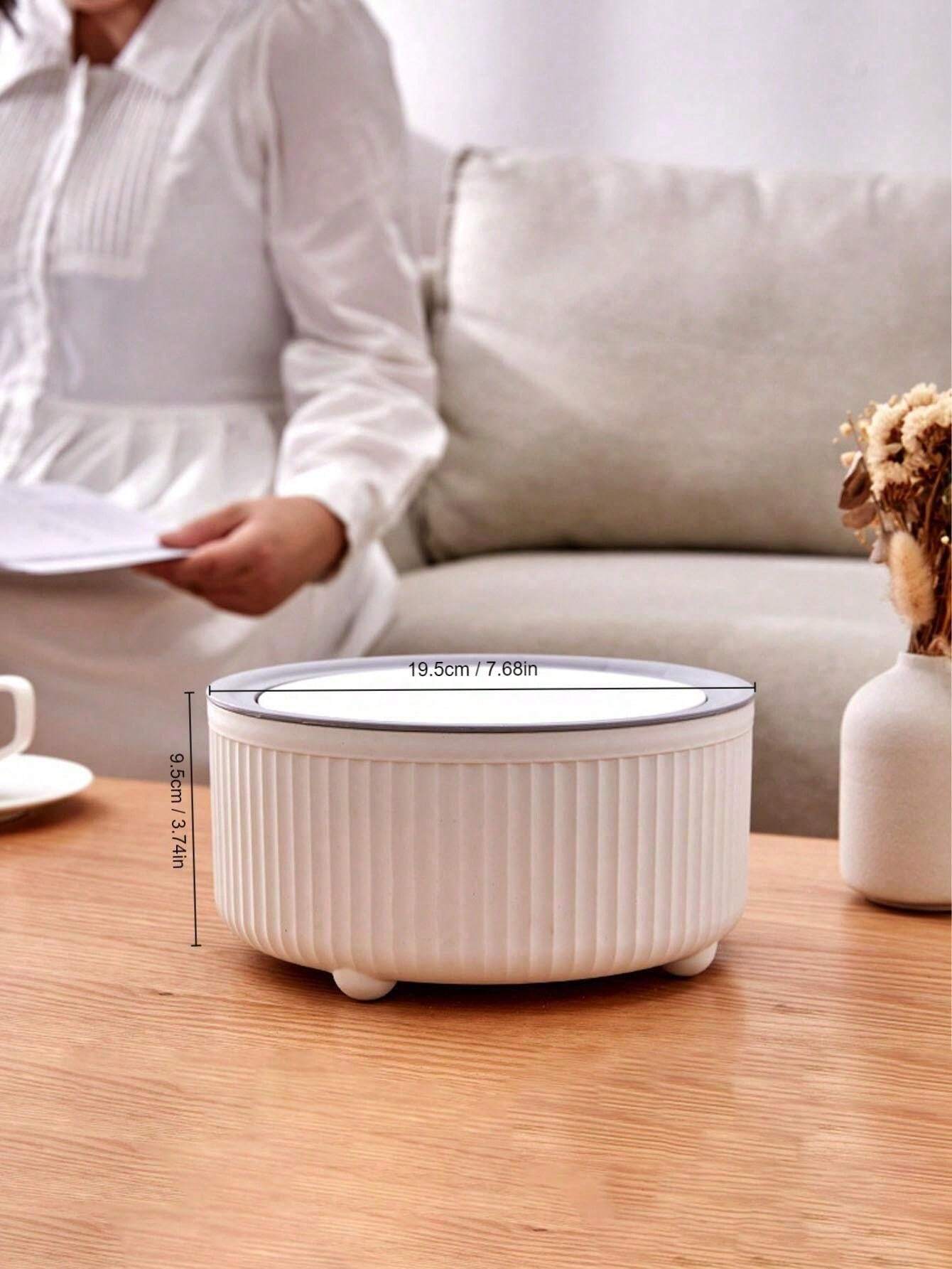 Press Table Trash Can Desk Trash Can Dining Room Organizer Mini Trash ...