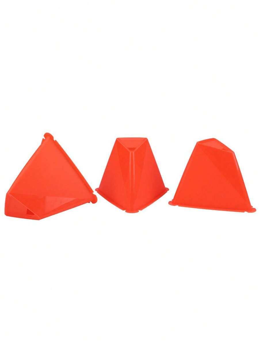 1pc 13cm Thickened Triangular Sign Traffic Cone For Football/Basketball ...