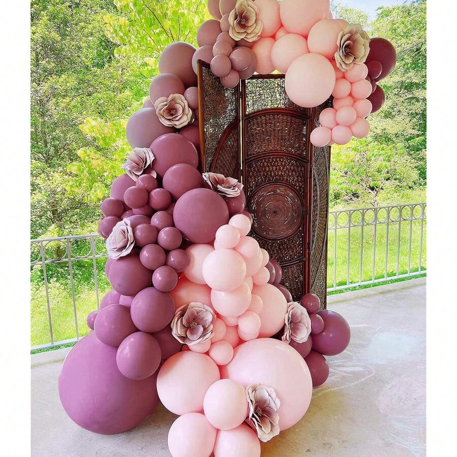 Pink Balloons Double Stuffed Pink Balloon Light Pink Balloons Different ...