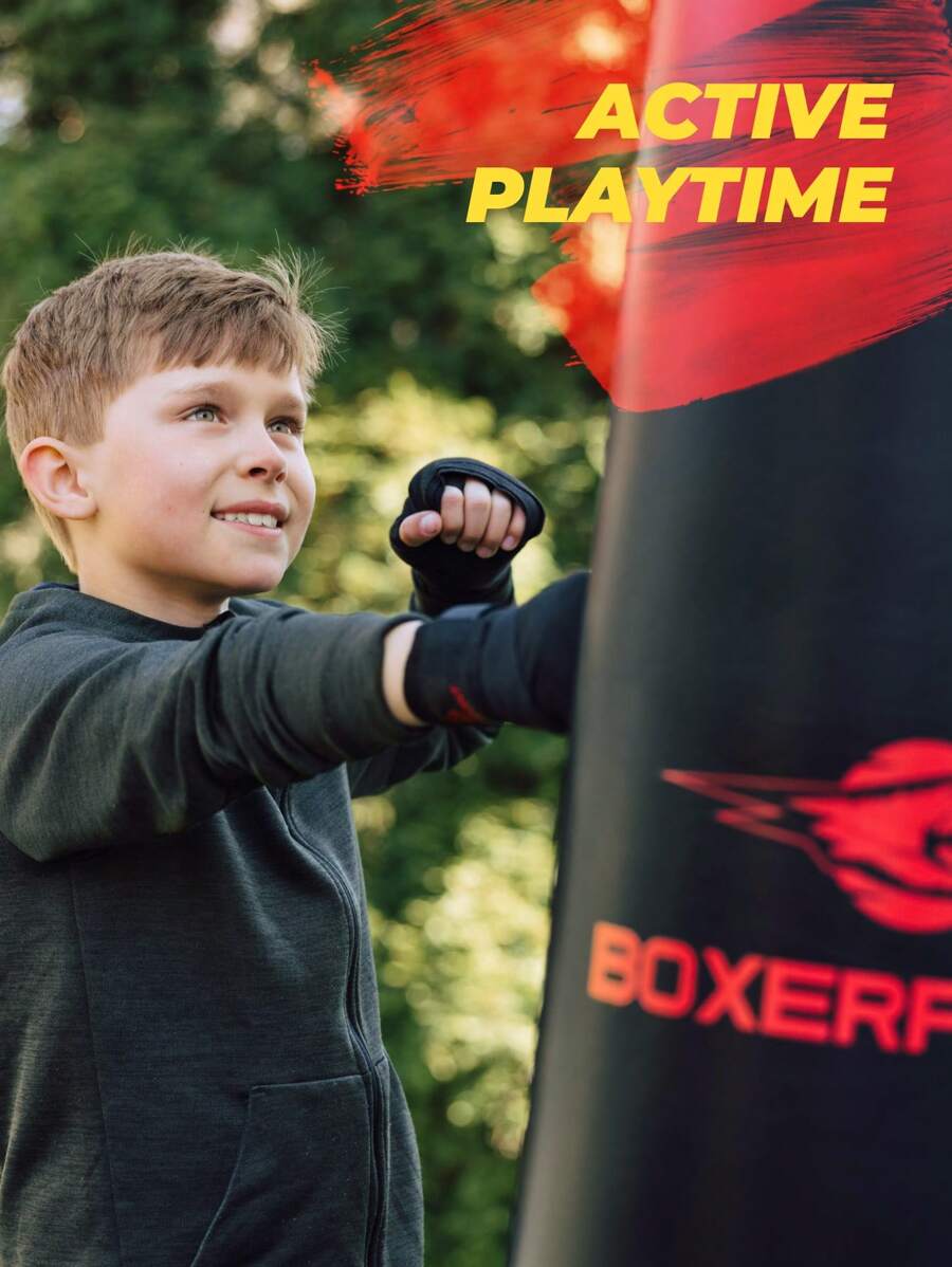 Boxerpoint Inflatable Punching Bag For Kids 3-8 Years Old - Safe And ...