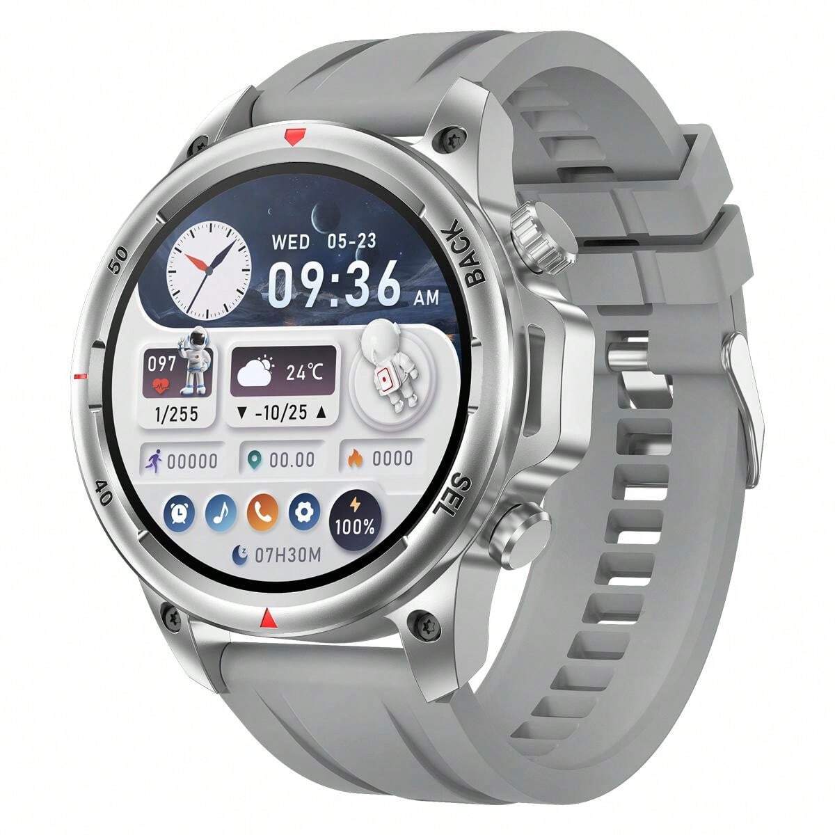 GEJIAN New Smartwatch With Call Function, 1.53'' Full Touch Screen ...
