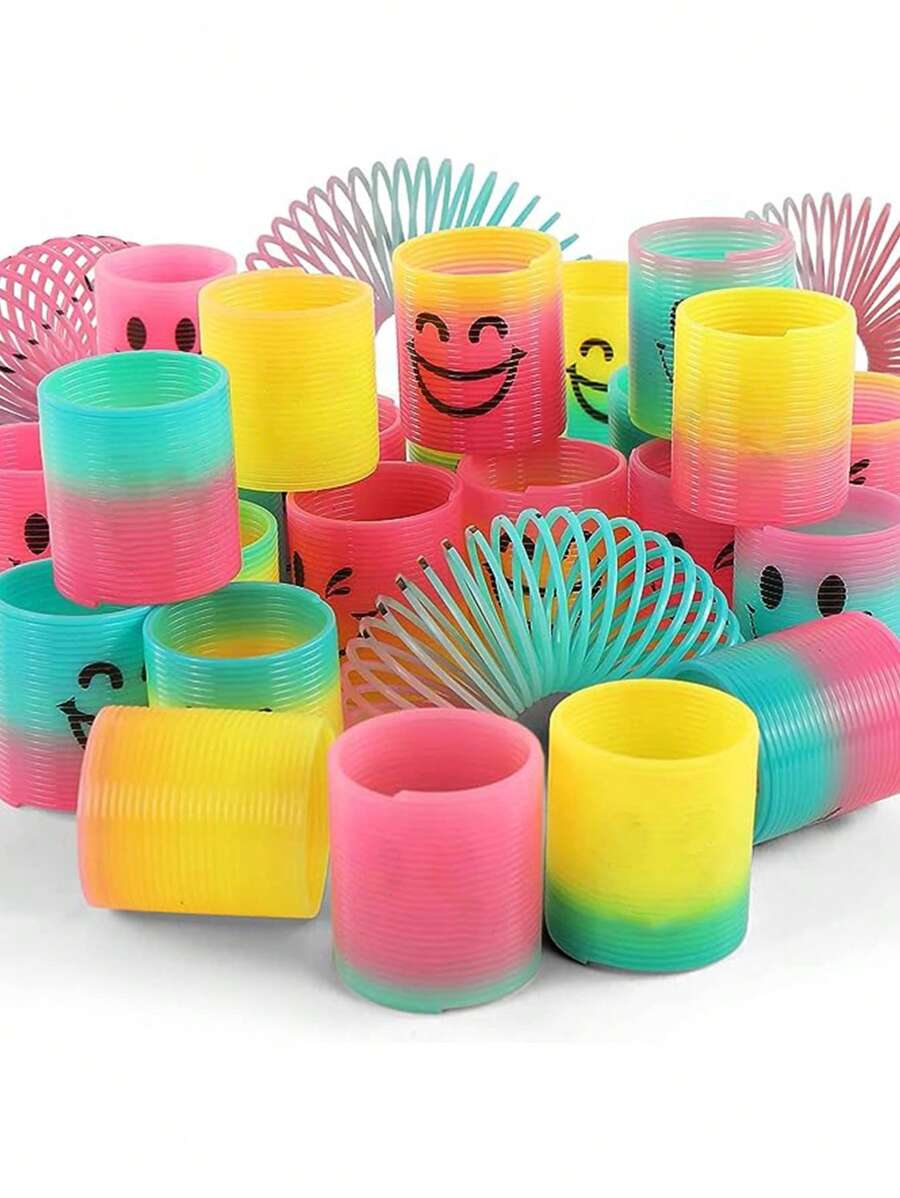 Primavera Arco Iris Magic Fidget Stress Coil Mini Springs Juguetes A ...