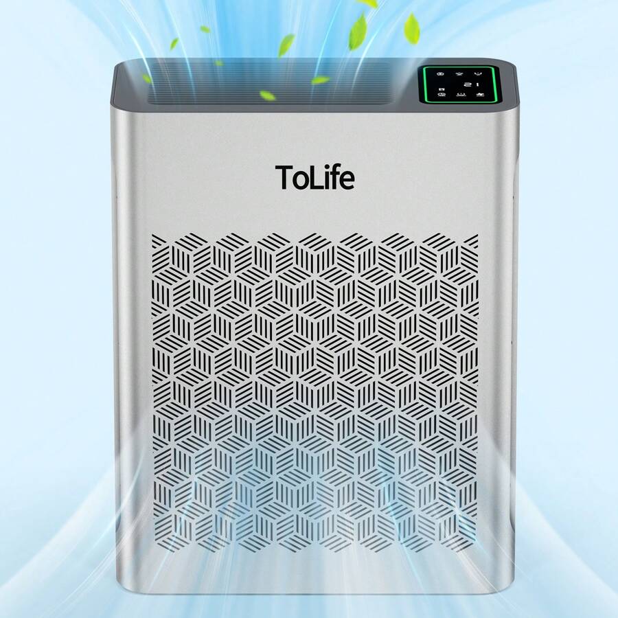 ToLife TZ-K2 Air Purifiers For Home Large Room Up To 1095 Ft² With PM 2 ...