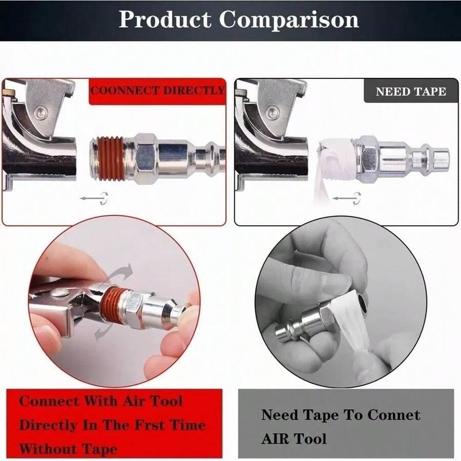 20pcs Compressor Air Accessories Kit With Hose And Quick Coupler ...