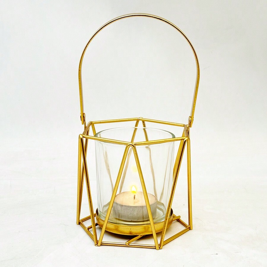 1pc Candle Lanterns Decorative With Handle Portable Candle Holder, For ...