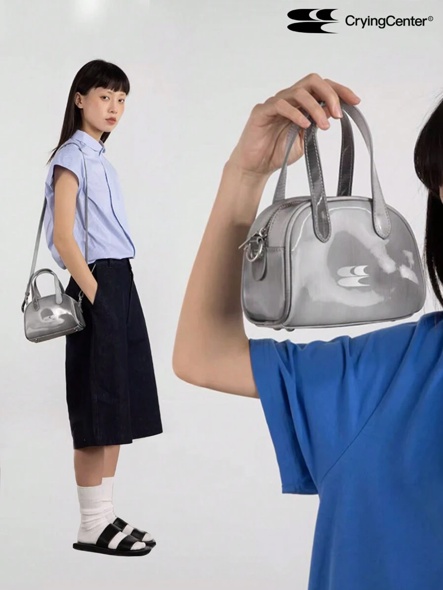 Crying center CryingCenter Future Retro Collection LOGO Mini Boston Bag ...
