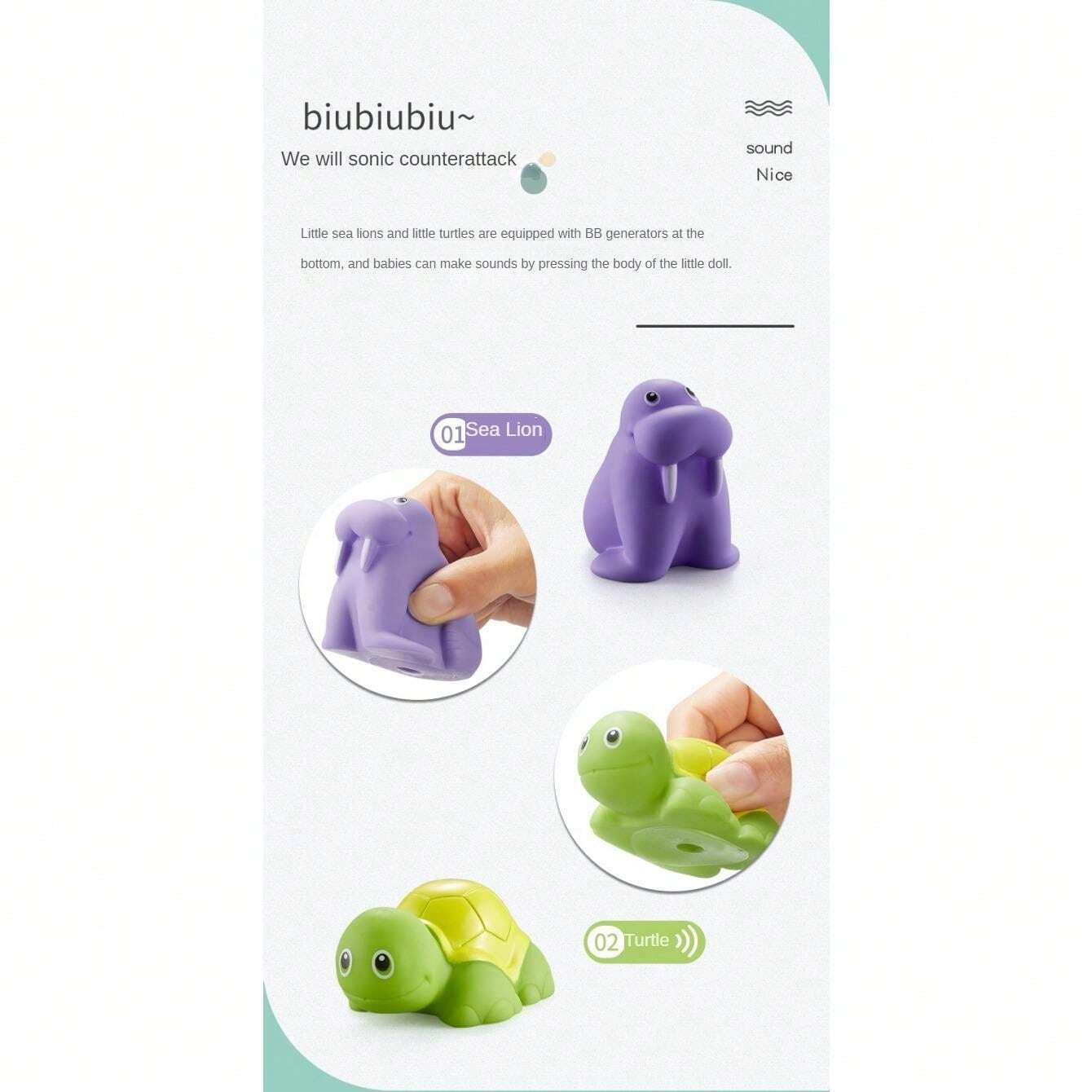 Baby Bath Toys, Lion Sprinkler, Floating Fishing & Shark, Animal ...