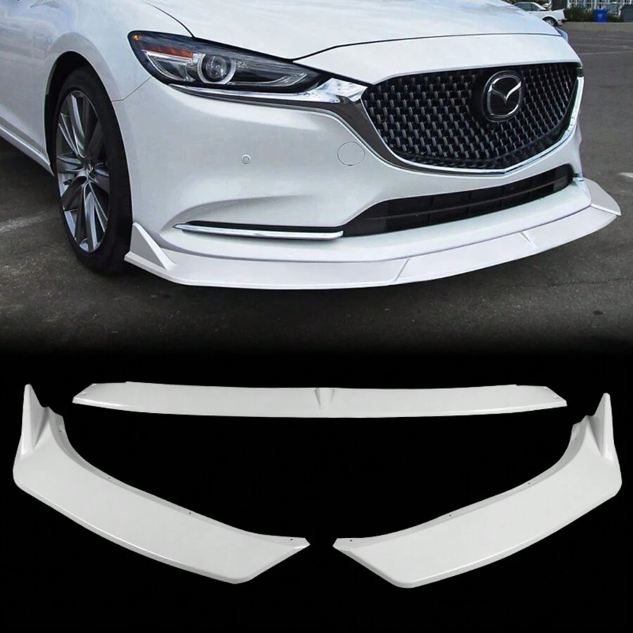 For 2019 2020 2021 Mazdas' 6 Atenza Front Bumper Body Kit Spoiler Lip ...