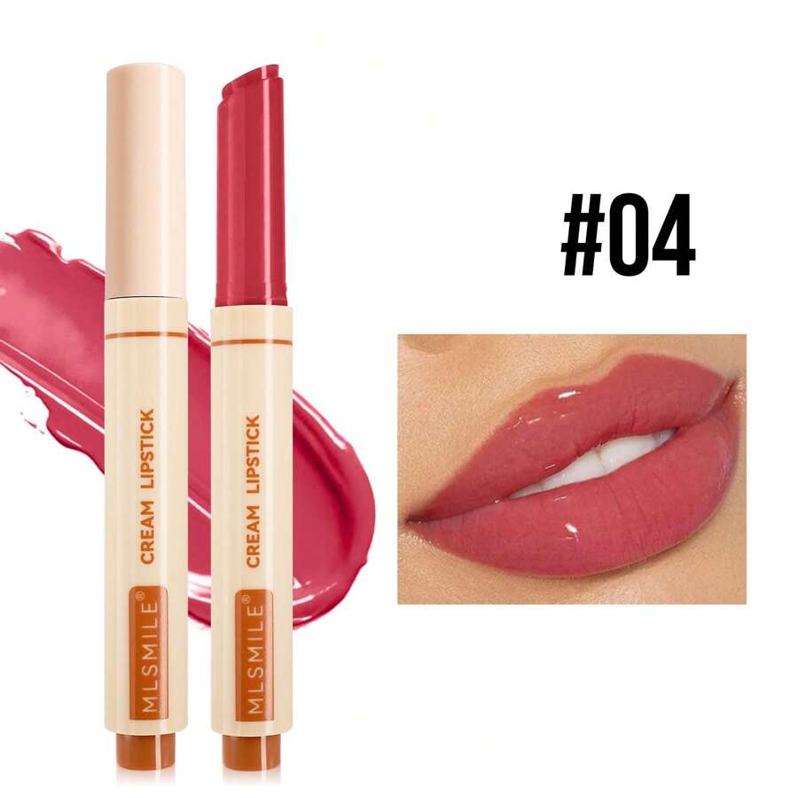 Click Lipstick, High Shine, Pressed Creamy Texture Lip Balm ...