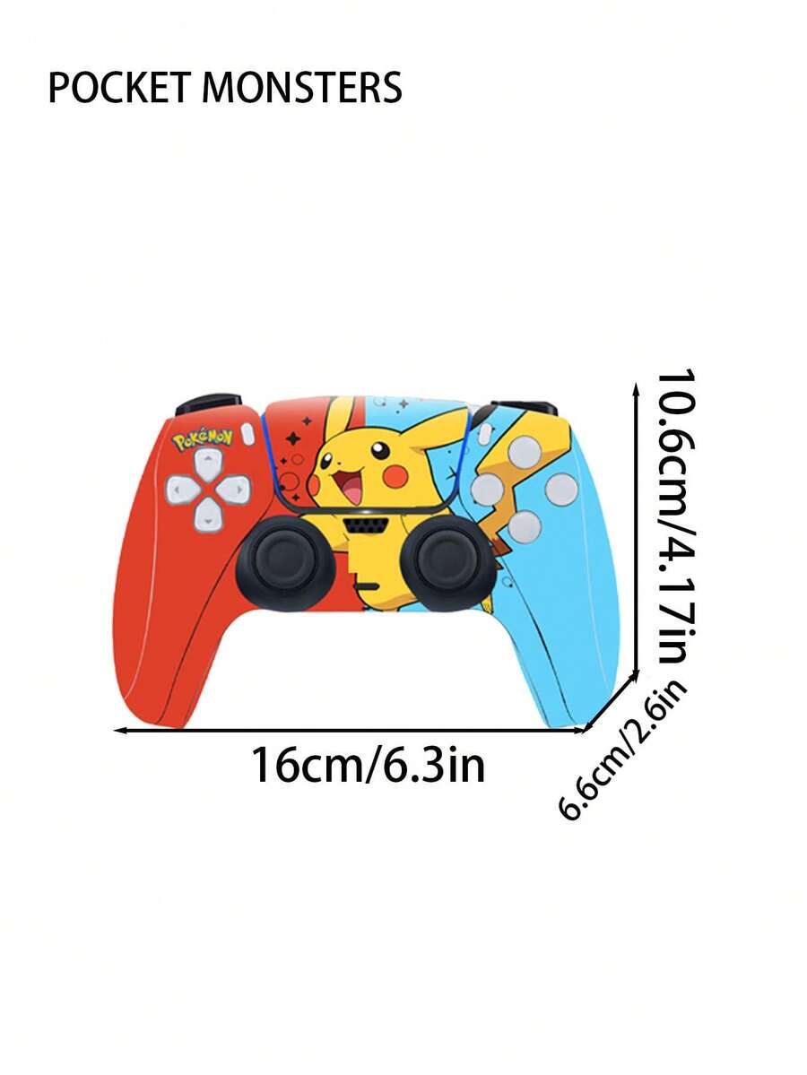 1pc Series PS5 Wireless Controller Sticker PVC Protective Sticker Film ...