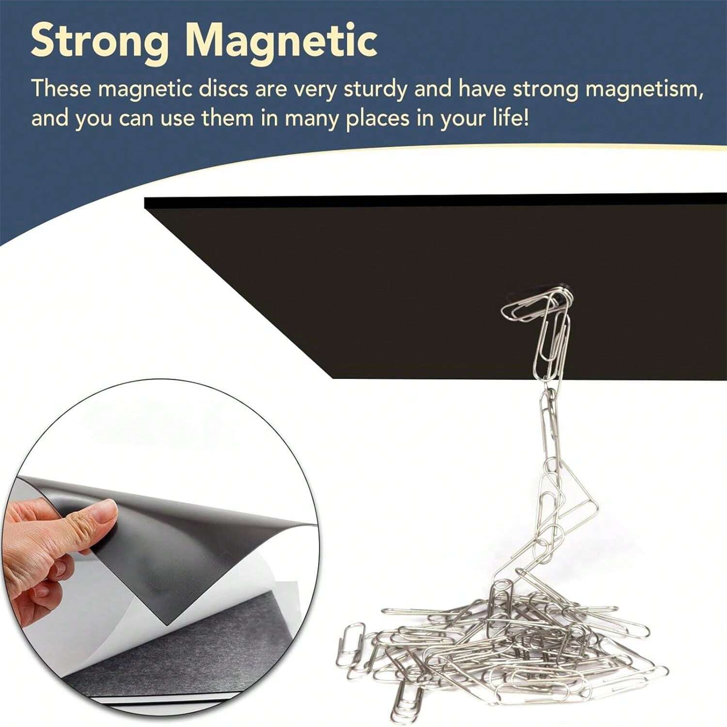 Magnetic Sheets, Flexible Magnets With Superior Adhesive Backing, Cut ...