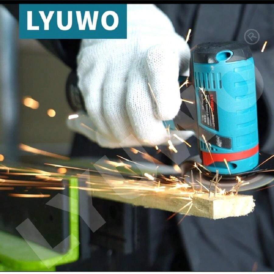 LYUWO LYUWU Mini Angle Grinder Rechargeable Household Electric Cutting ...