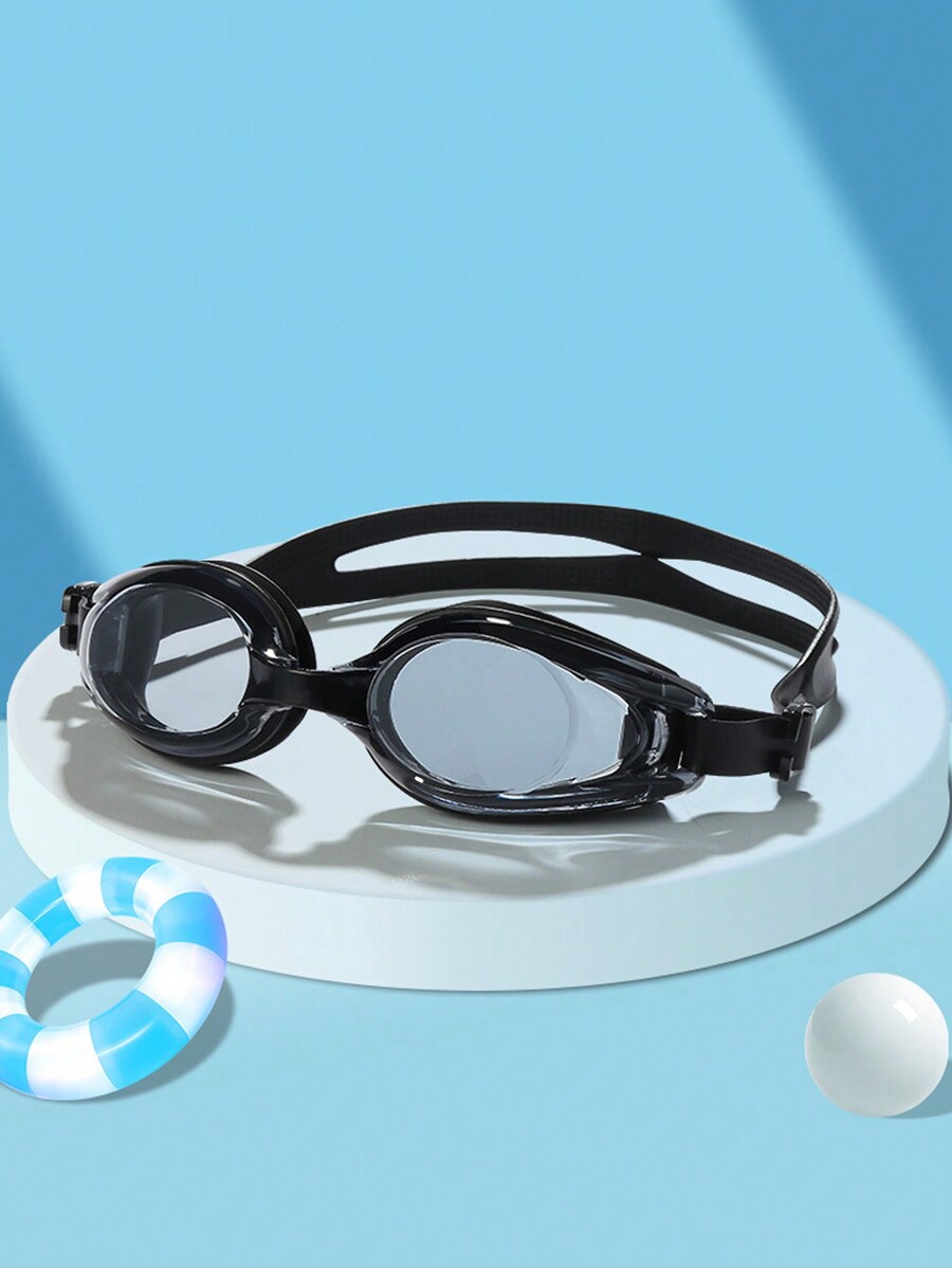 3pcs Waterproof Anti-Fog Swimming Goggles Set With Spiral Silicone ...