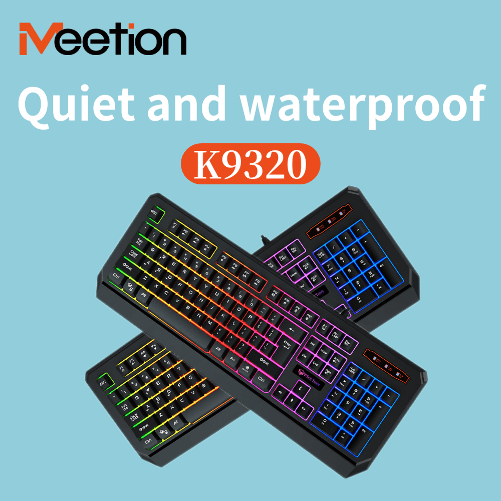 Meetion Full Size Backlit Gaming Keyboard, High Quality Membrane ...