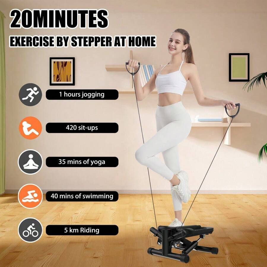 Steppers For Exercise - Mini Stair Stepper Machine With Resistance ...